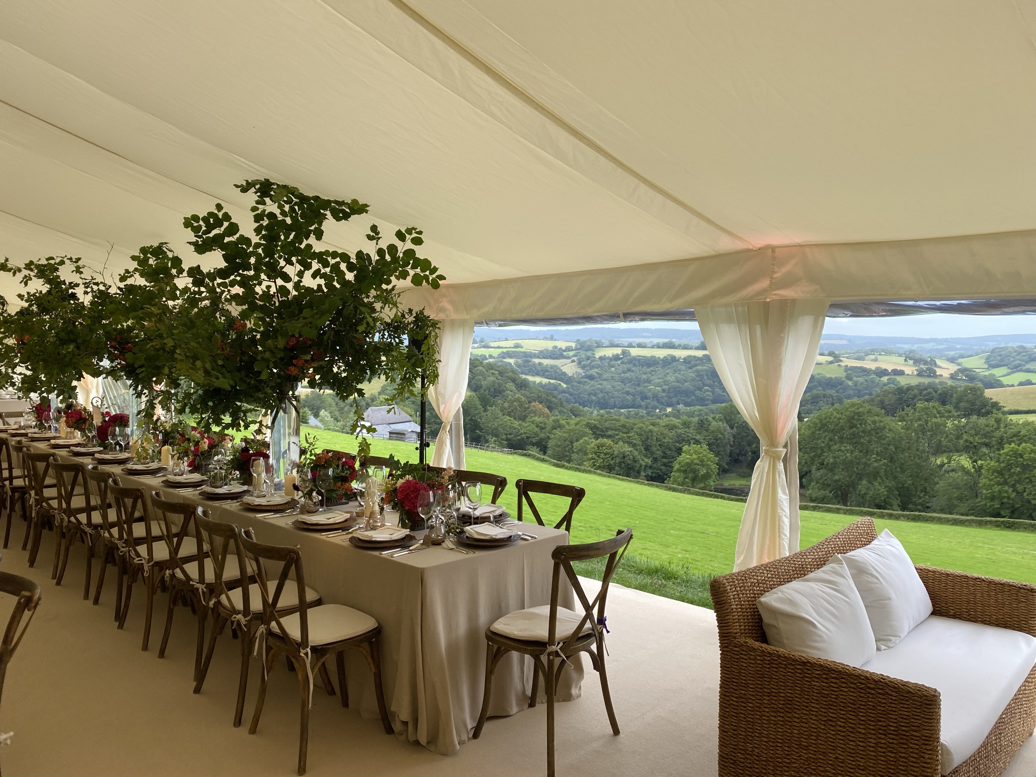 Beautiful Wedding Marquees for hire in Devon | Marldon Marquees